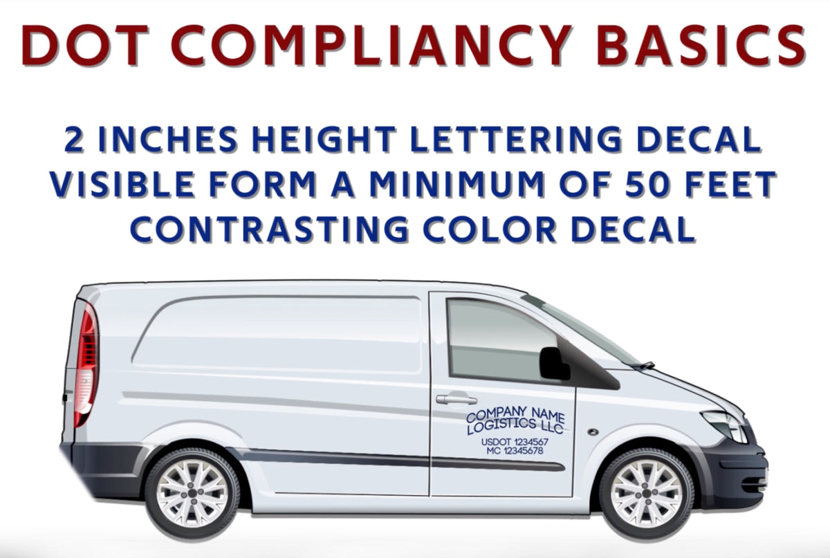 MC & USDOT Decal Sticker Regulation Basics Video – MC Number Decals